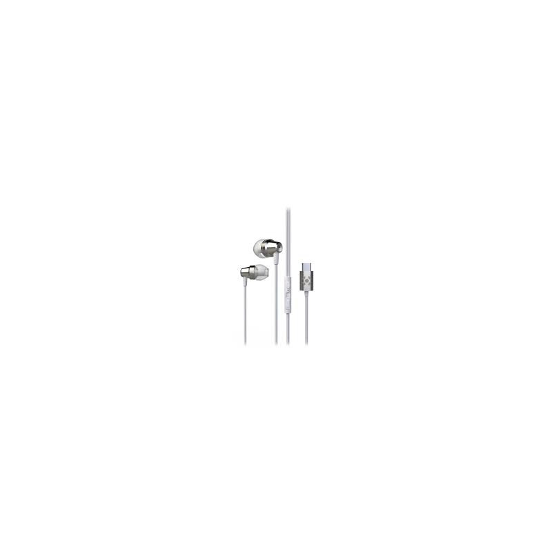 FONE DE OUVIDO FORTREK IE210 TYPE-C BRANCO MOD 85976 - eDonato