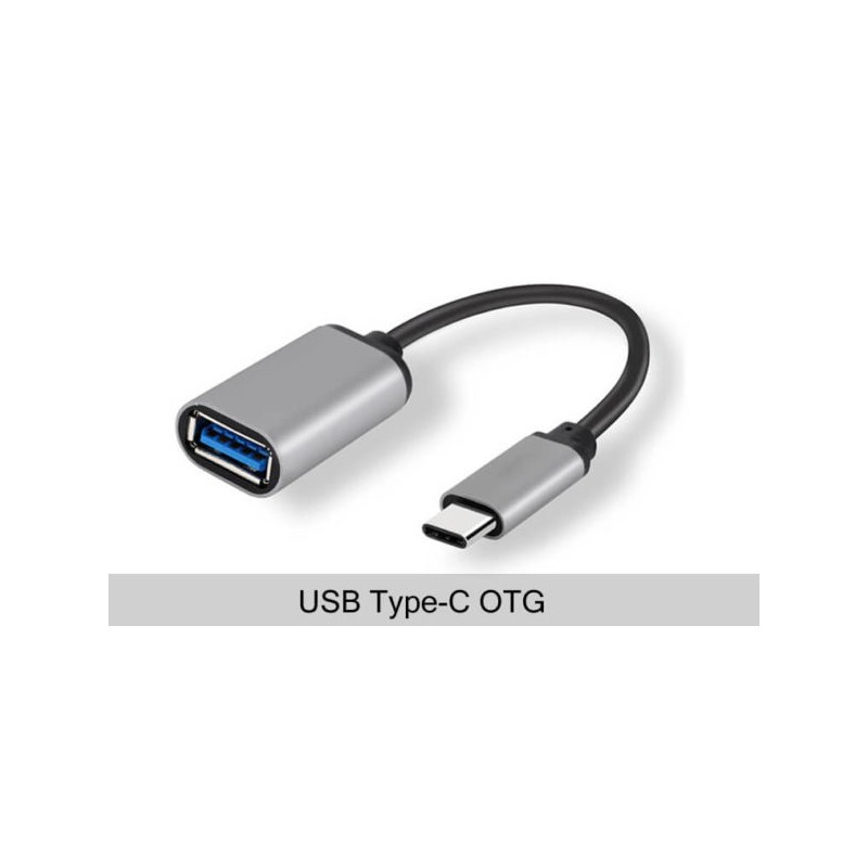CONVERSOR USB A FÊMEA X TYPE-C MACHO ( OTG ) MOD TYPE-C OTG C/ RABICHO ...